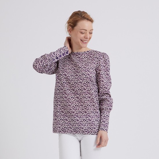Sewing pattern Emma, the ultra-feminine blouse with statement balloon ...