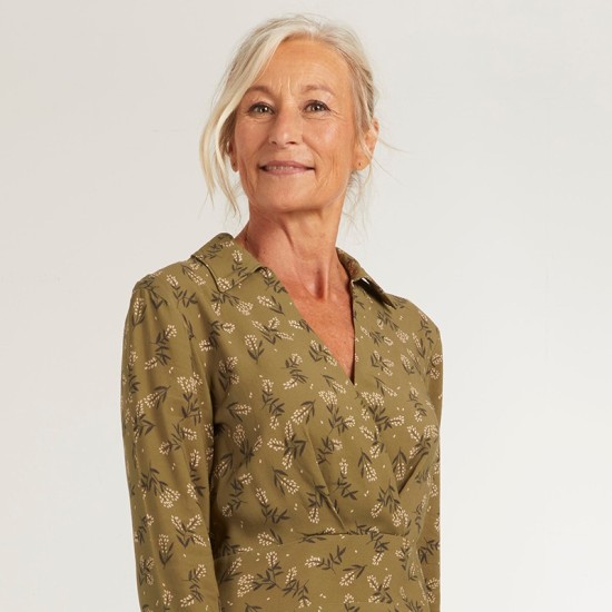 Sewing pattern Austin, the relaxed yet refined dress with timeless details