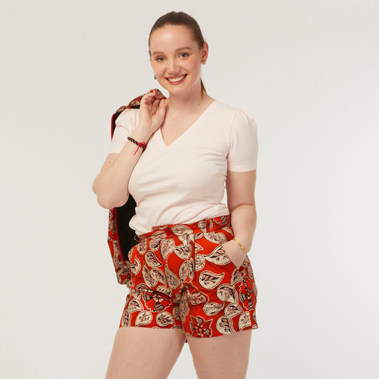 Sewing pattern Patrick, pleated trousers or shorts for every season