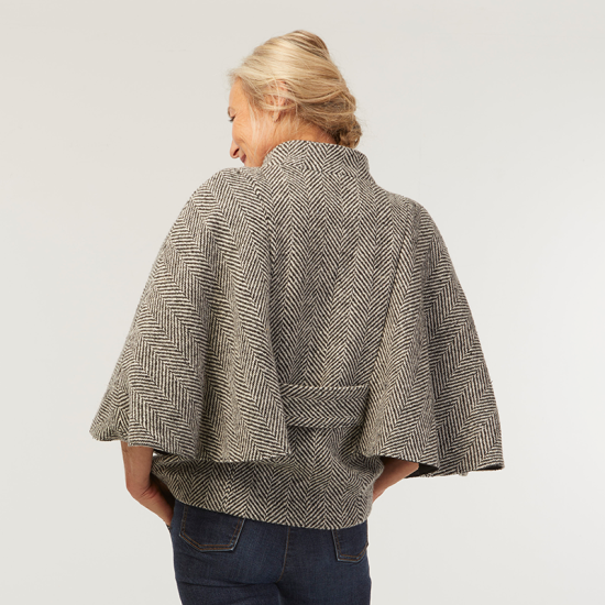 Sewing pattern Nuala, the iconic and elegant winter cloak